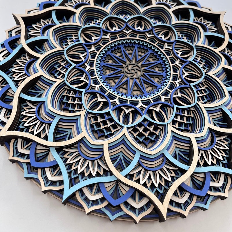 Mandala Wood - Etsy