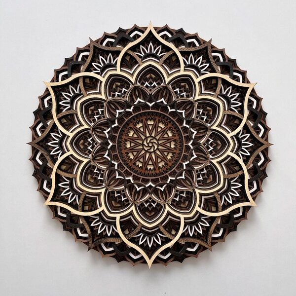 Mandala Wall Art Colorful - Etsy