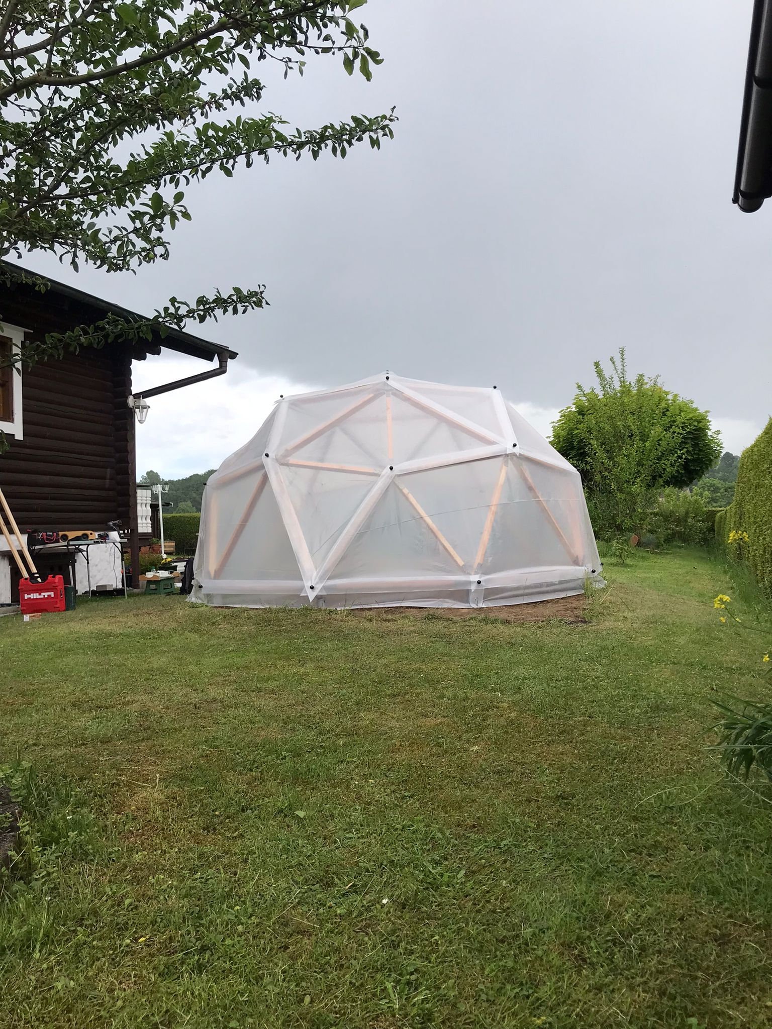 Eden Dome 4 M / 13 Ft DIY Construction Instructions / Construction Plan ...