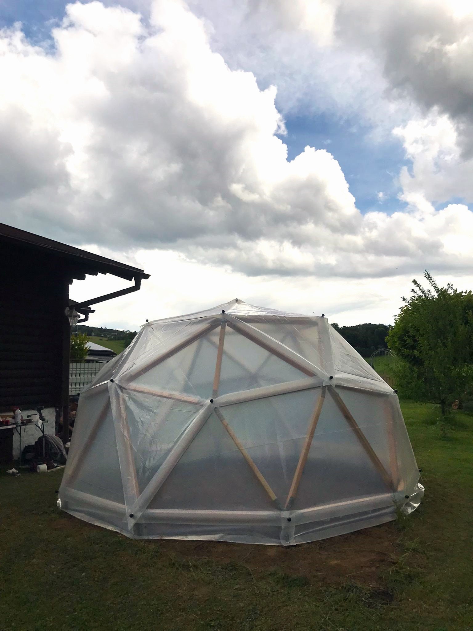 Eden Dome 4 M / 13 Ft DIY Construction Instructions / Construction Plan ...
