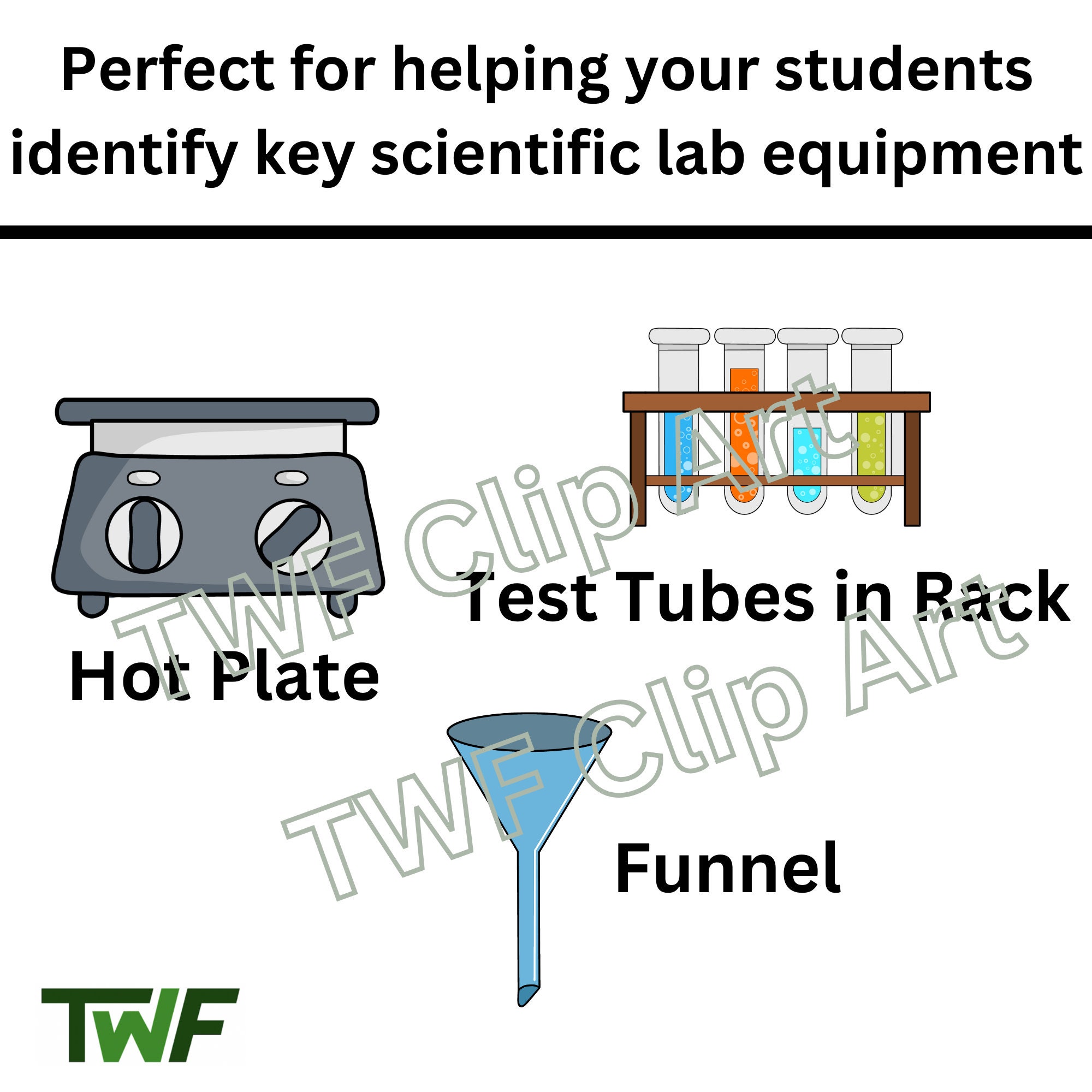 Science Lab Equipment Clip Art Science Clipart - Etsy