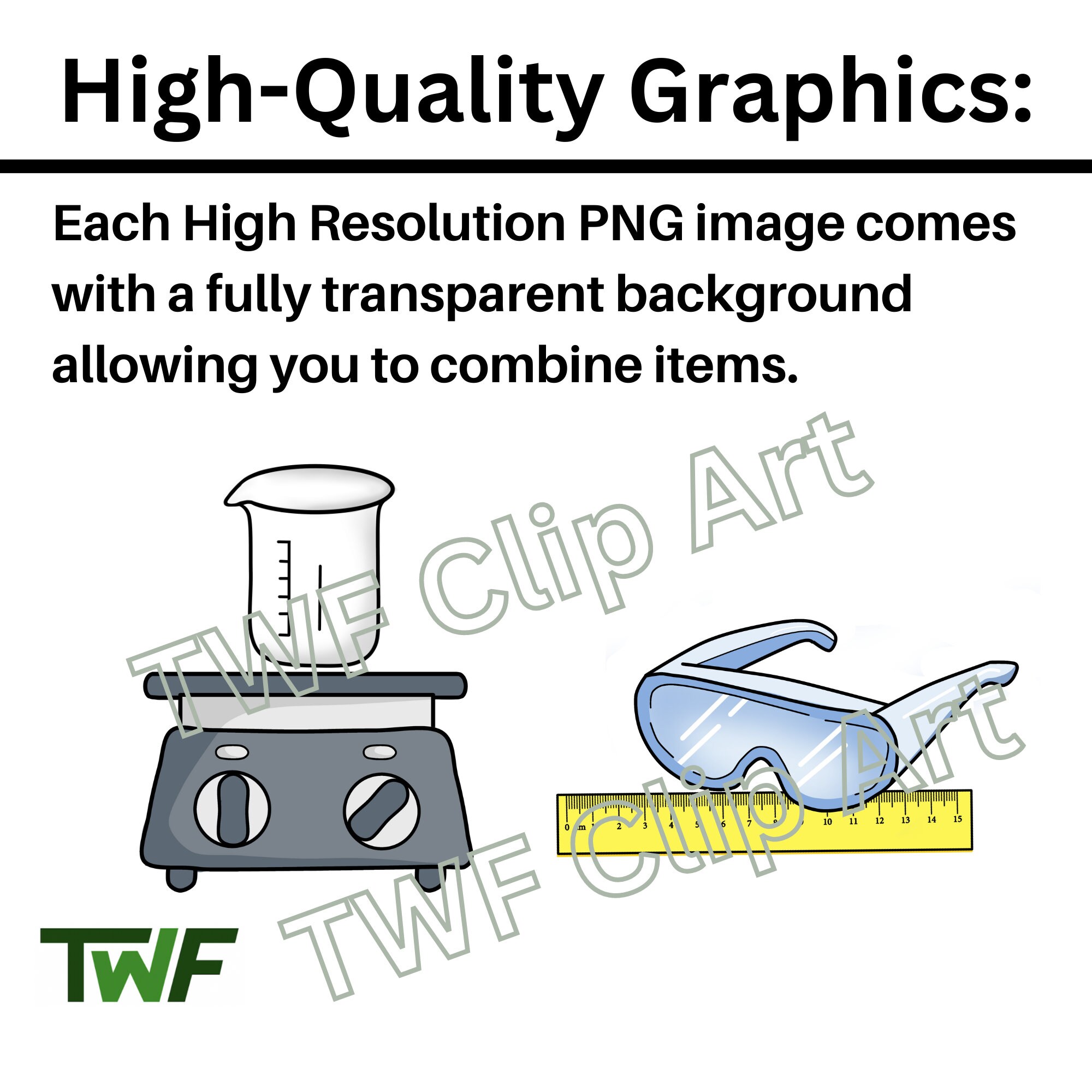 Science Lab Equipment Clip Art Science Clipart - Etsy