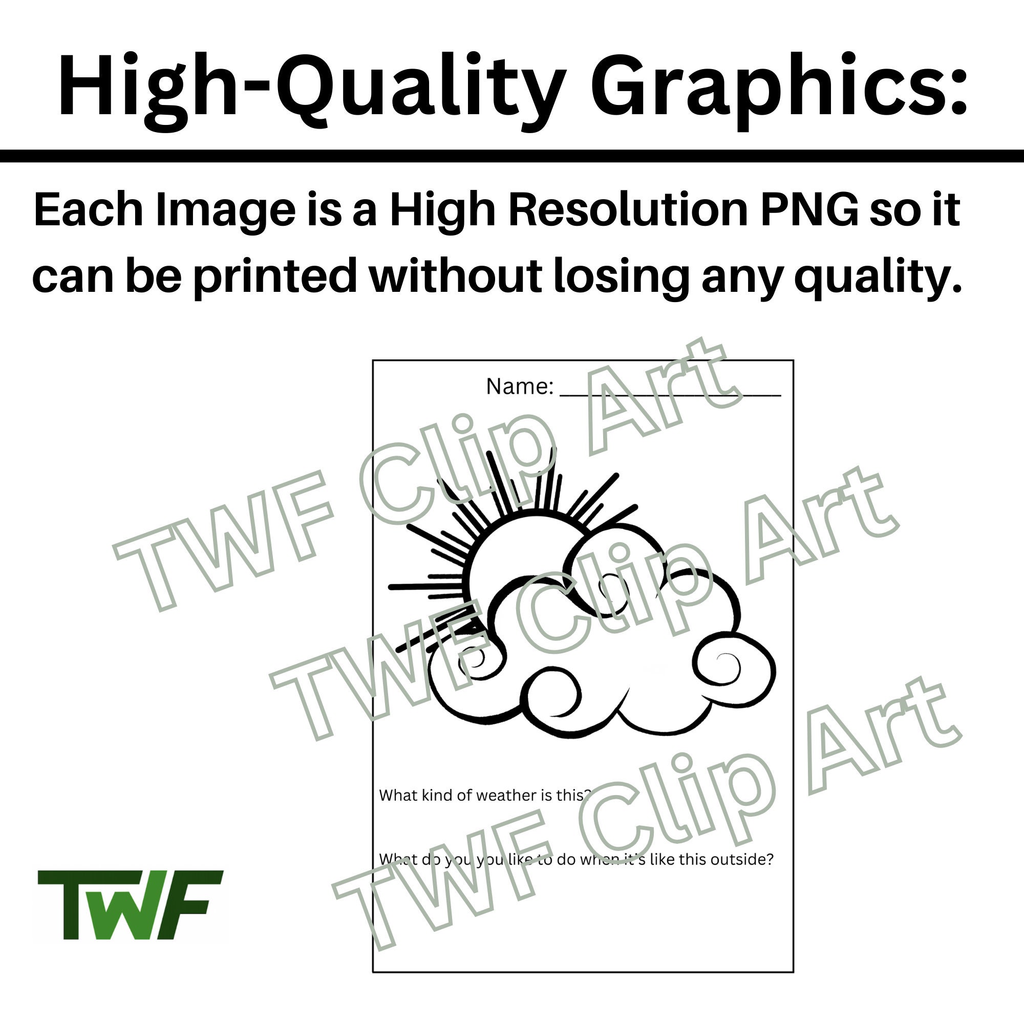 Weather Coloring Book Perfect for Kids Learning About Weather - Etsy