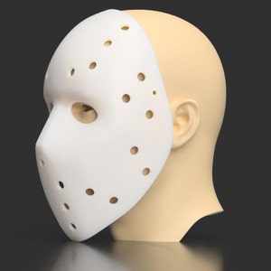 Jason Voorhees Custom 3d Model Mask - Etsy