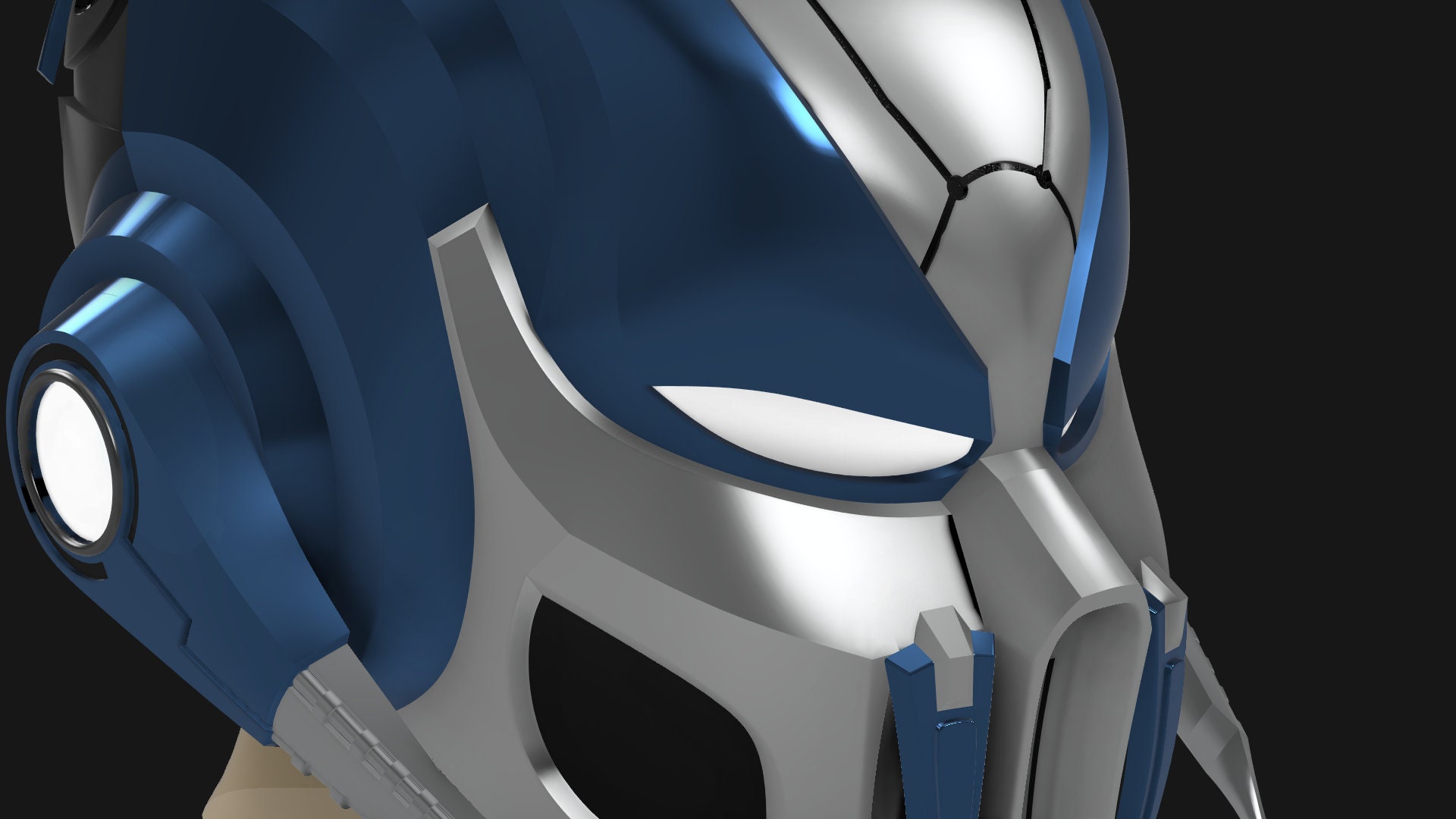 Mortal Kombat Cyber Sub Zero Mask