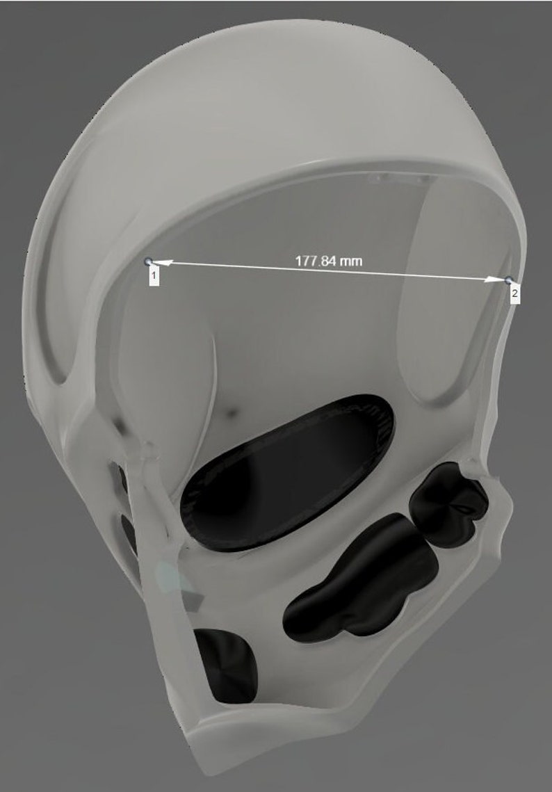 Zero X Helmet | Skull Helmet | Cyber Skull | Helmet for 3d Printing ...