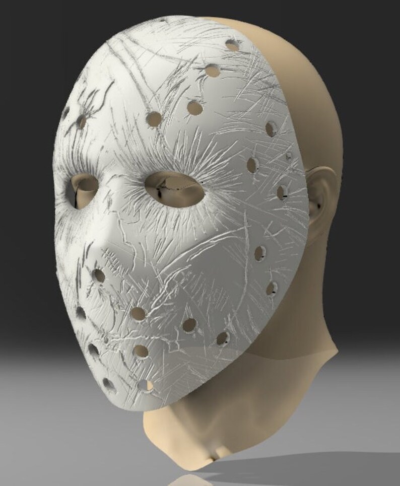 Jason Voorhees Damage Mask 3d Model Stl Files - Etsy