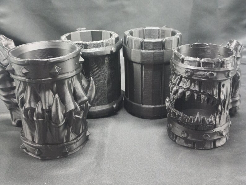 Monster and Tavern Can Holder | 3D Printed Fantasy Mug | 12oz Can ...