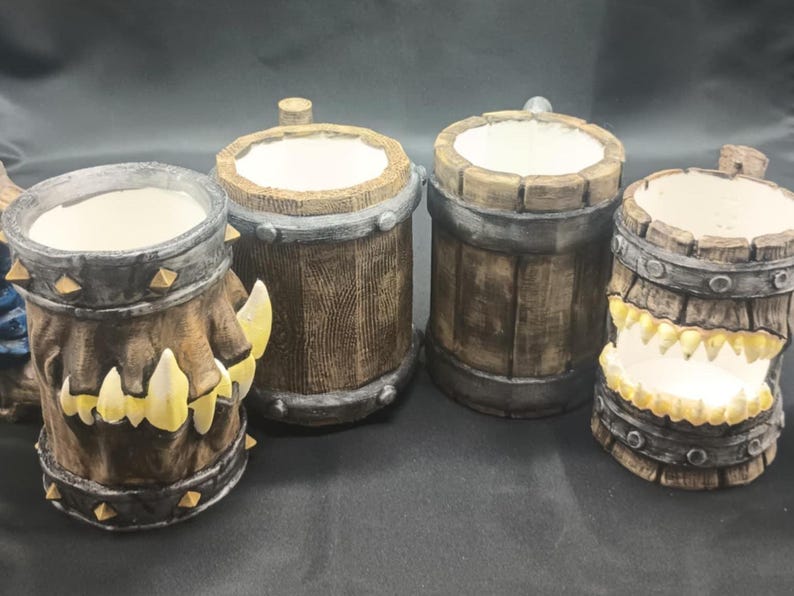 Monster and Tavern Can Holder | 3D Printed Fantasy Mug | 12oz Can ...