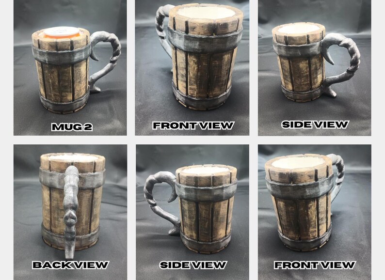 Monster and Tavern Can Holder | 3D Printed Fantasy Mug | 12oz Can ...