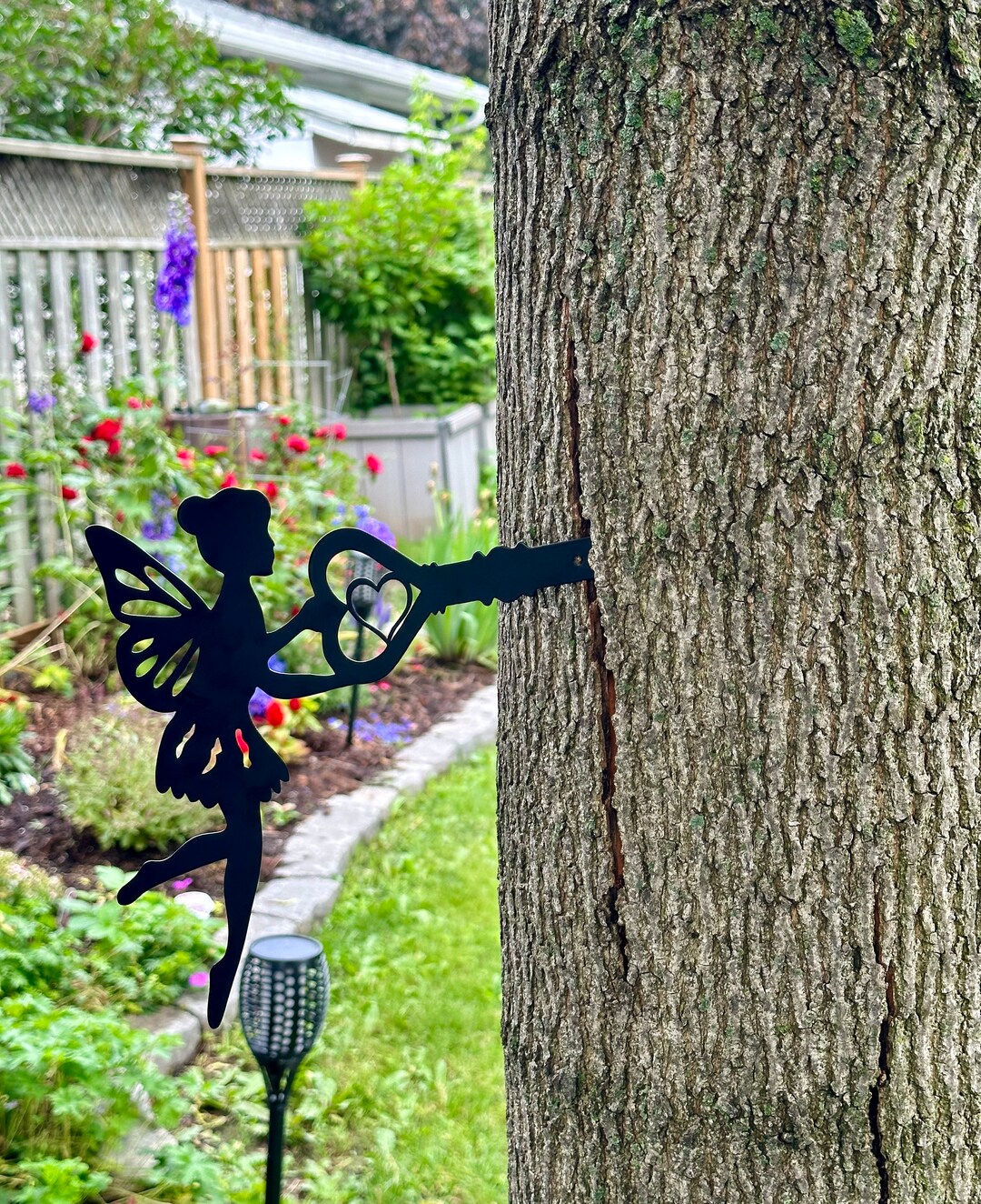 Iron Metal Garden Fairy - Etsy