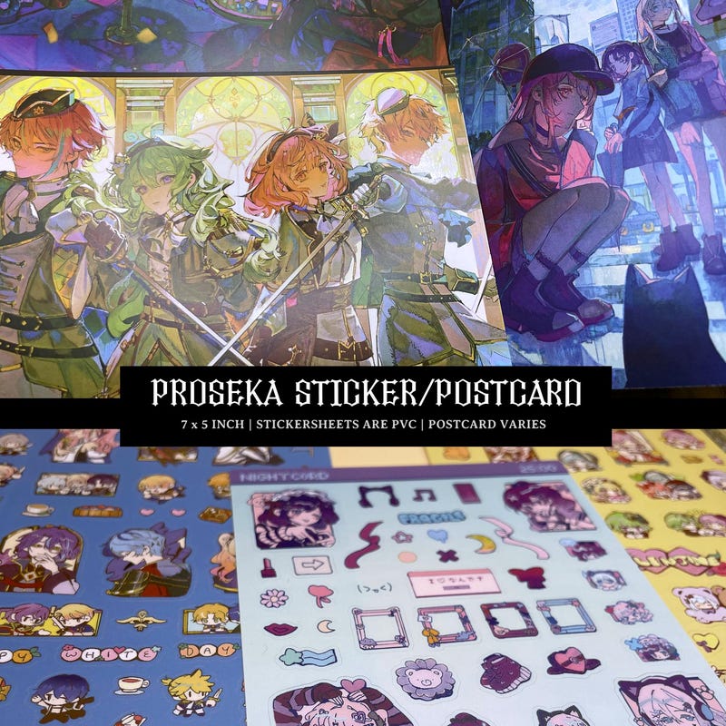 Pjsk Stickers - Etsy