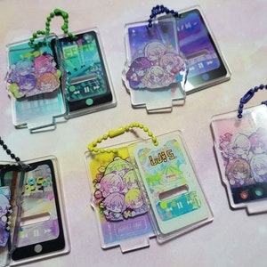 Project Sekai | Group Phone Charm Standee - Etsy
