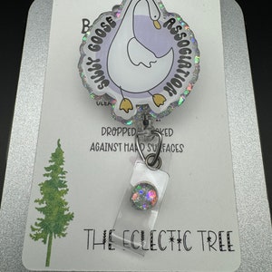 Silly Goose Retractable Badge Reel - Etsy