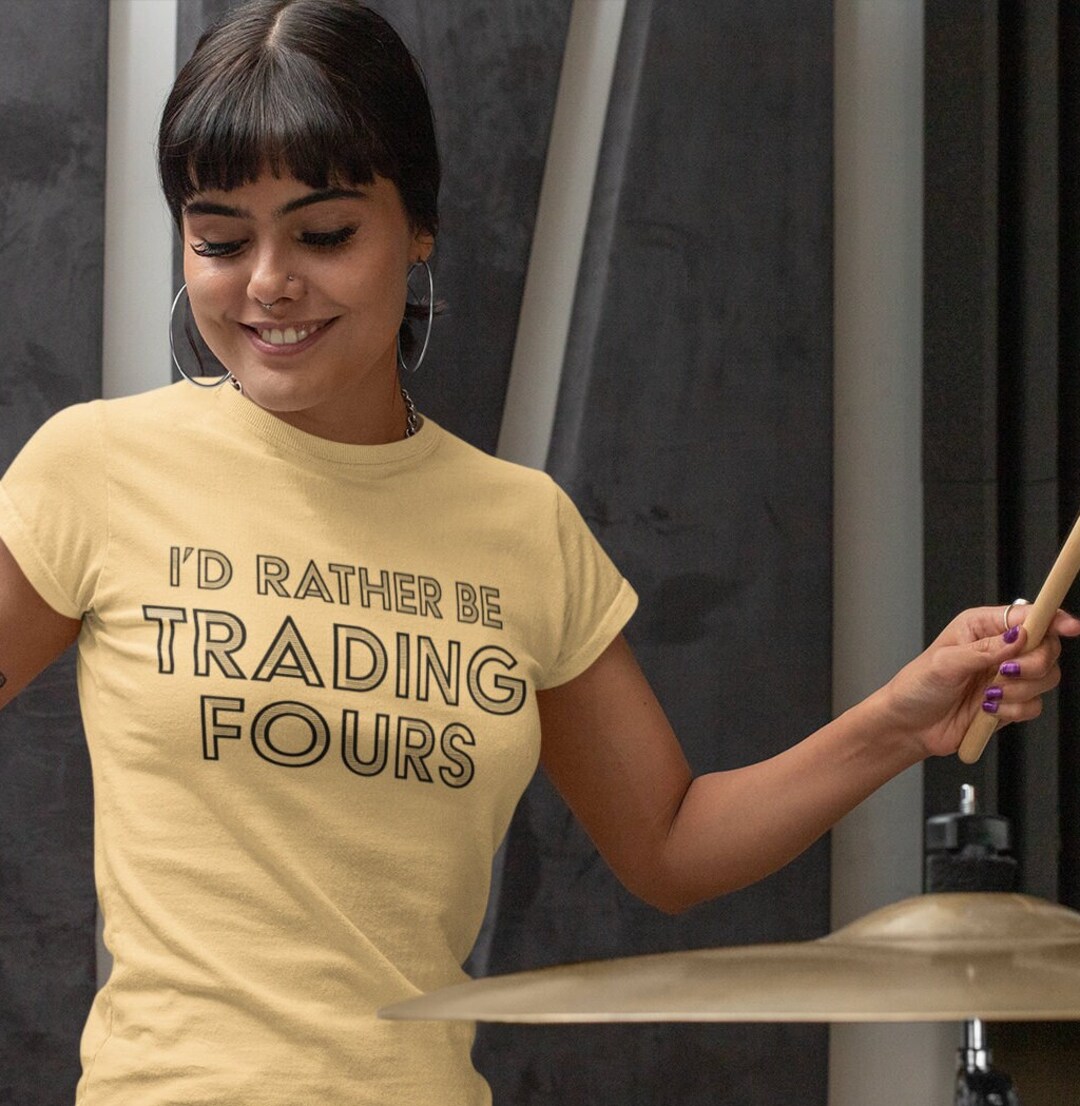 Funny Jazz Musician Trading Fours T-shirt, Saxophone Guitar Bass Piano ...