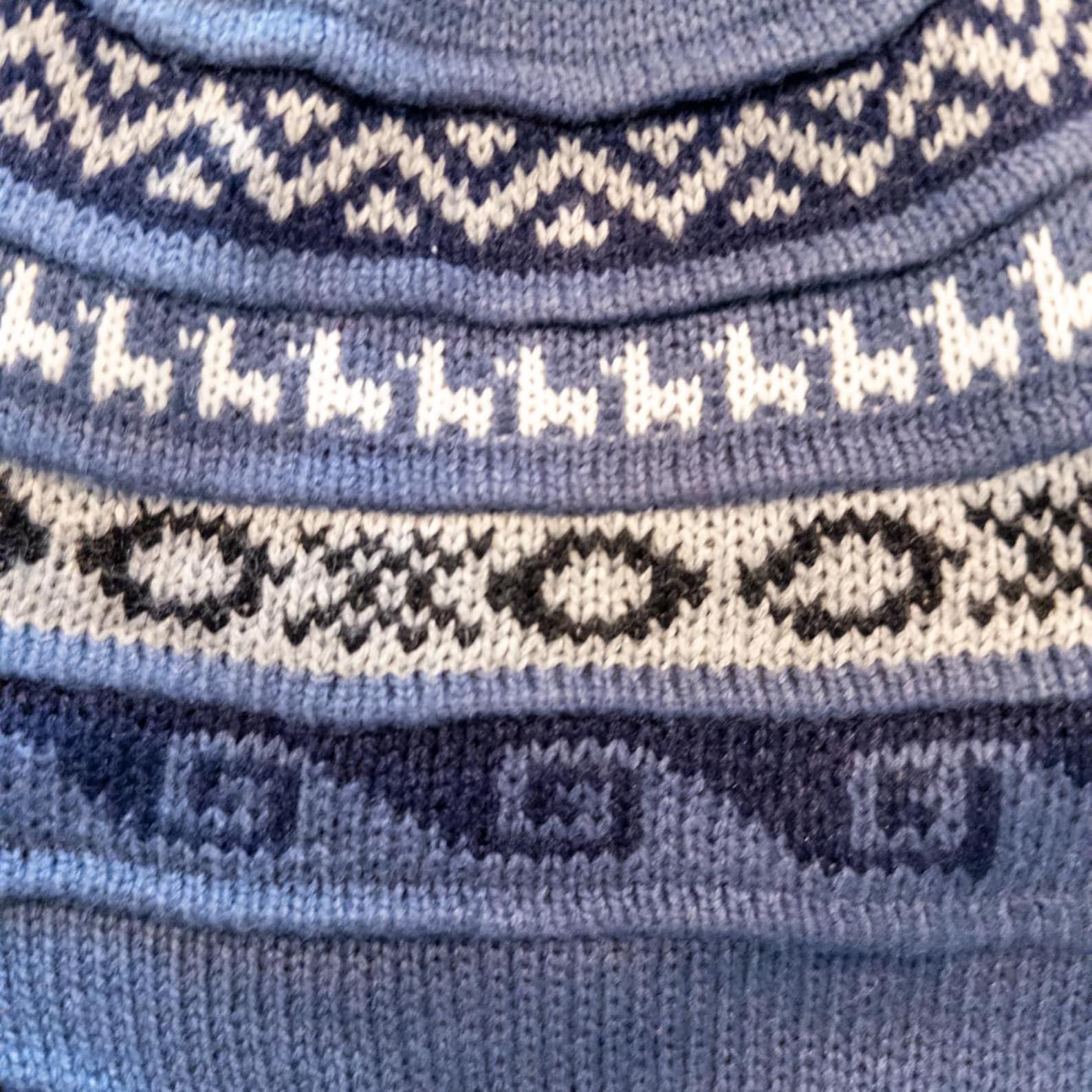 Blue Peruvian Alpaca Chullo Hat, Ethnic Beanie Unisex, Soft Alpaca Wool ...