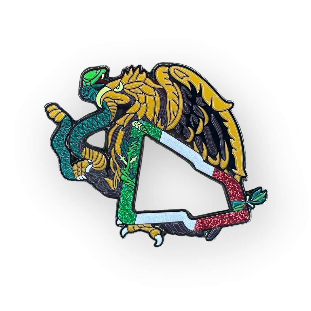 Mexican Flag Aguila Pin for New Era Logo New Era Hat Pin EXCLUSIVE ...