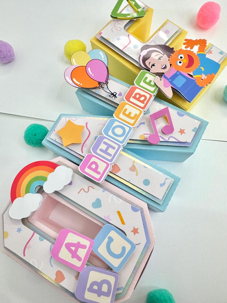 Ms Rachel 3D Letters / Ms Rachel Birthday Decorations/ Ms Rachel ...