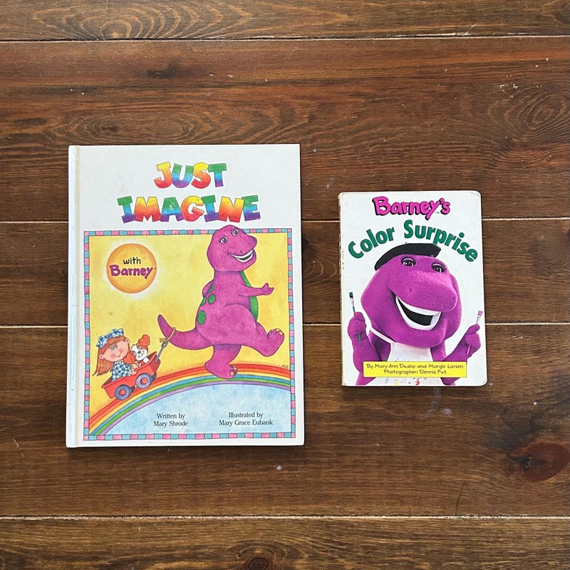 Barney Book - Etsy