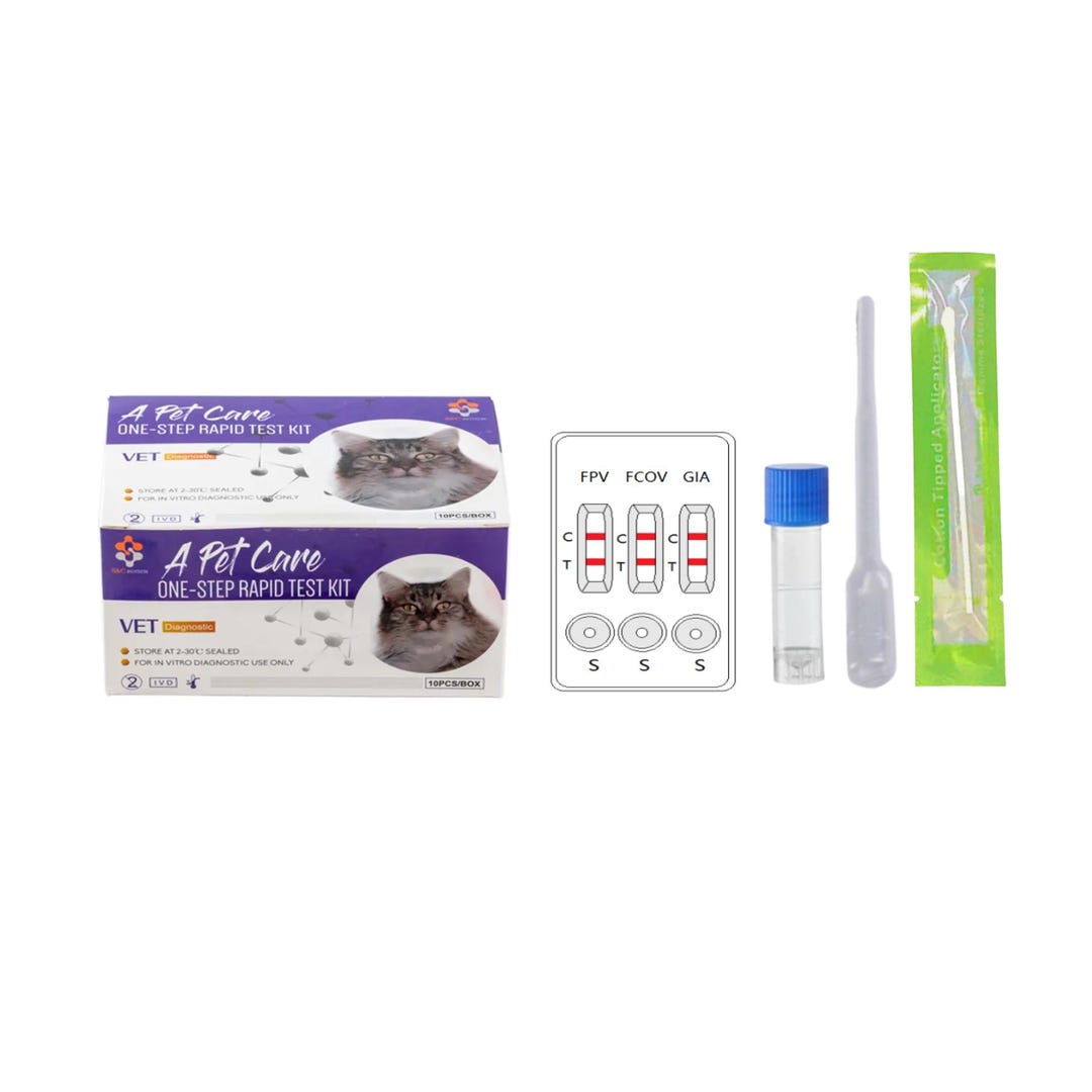Feline FPV+FCOV+GIA 3 in 1 Rapid Home Test Kit - Etsy