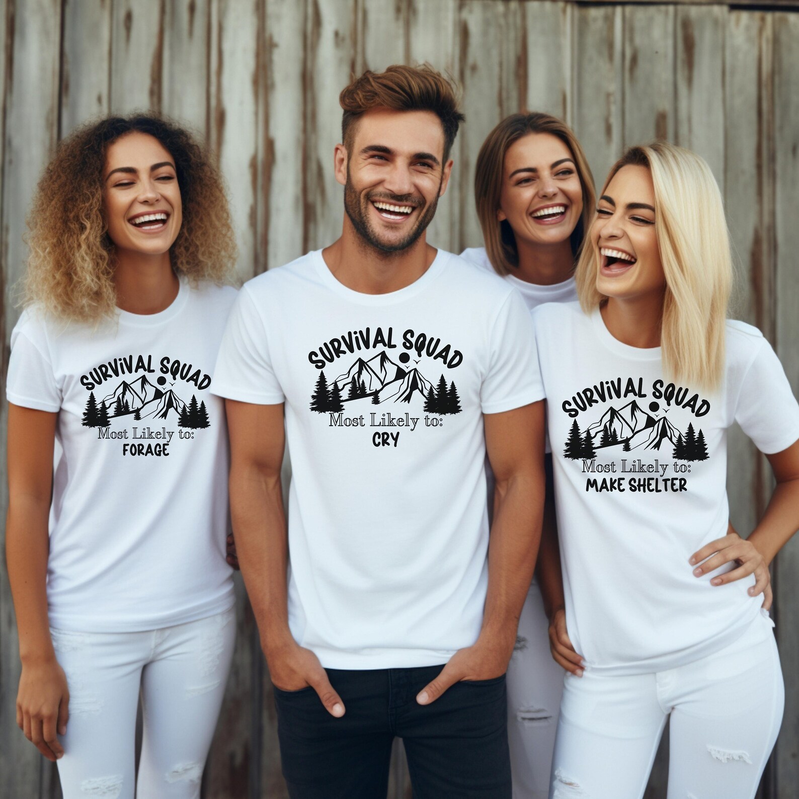 Personalized Group Camping Wilderness Survival Shirt Most Likely to ...