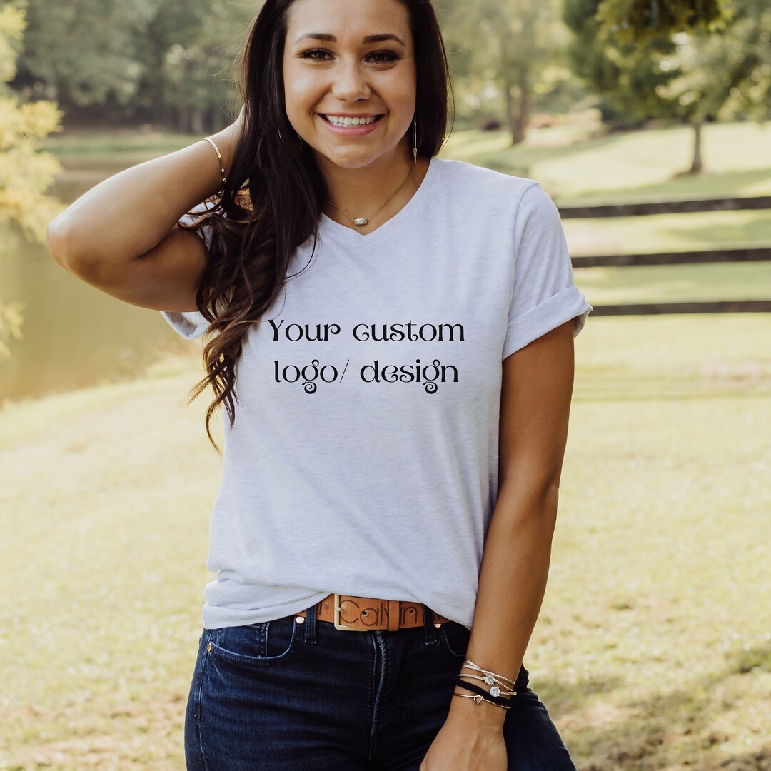 One Sided Custom Design Logo Shirt, Design Your Own Shirt, Create Your ...