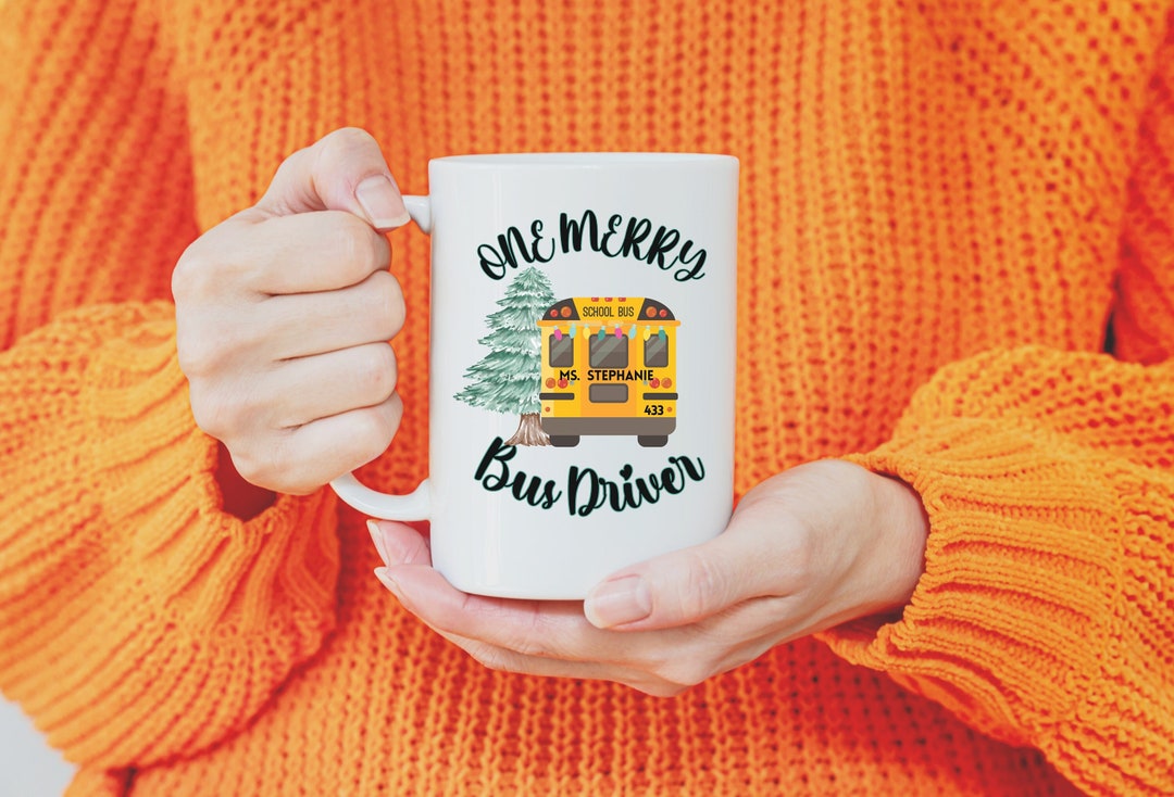 Bus Driver Mug Custom Gift for Bus Driver School Bus Driver ...
