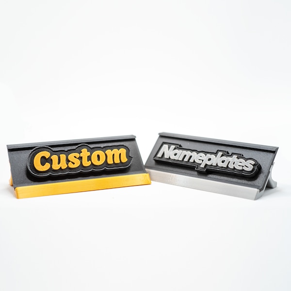 Custom 3d Printed Nameplate - Etsy