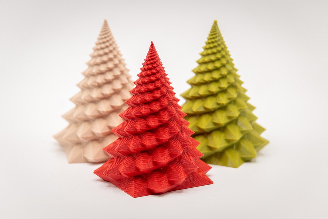 Festive Fibonacci Tree Christmas Tree Tabletop Decoration, 3D Printed ...
