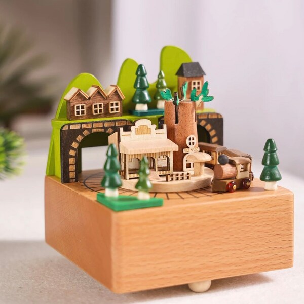 Train Music Box - Etsy