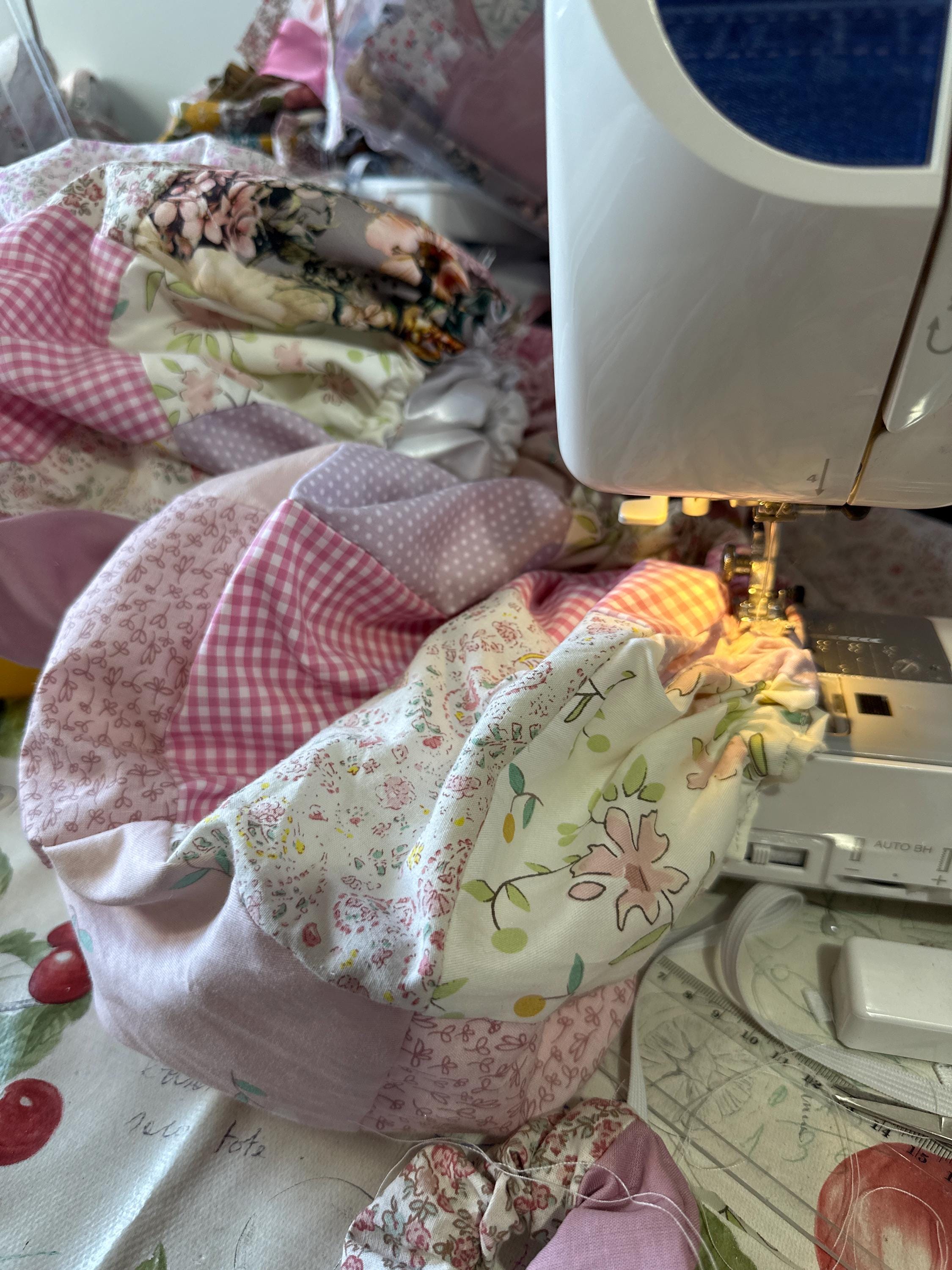 Patchwork Silk Bonnet Vintage Nature Lover- Feita a Mão- Prenda ...