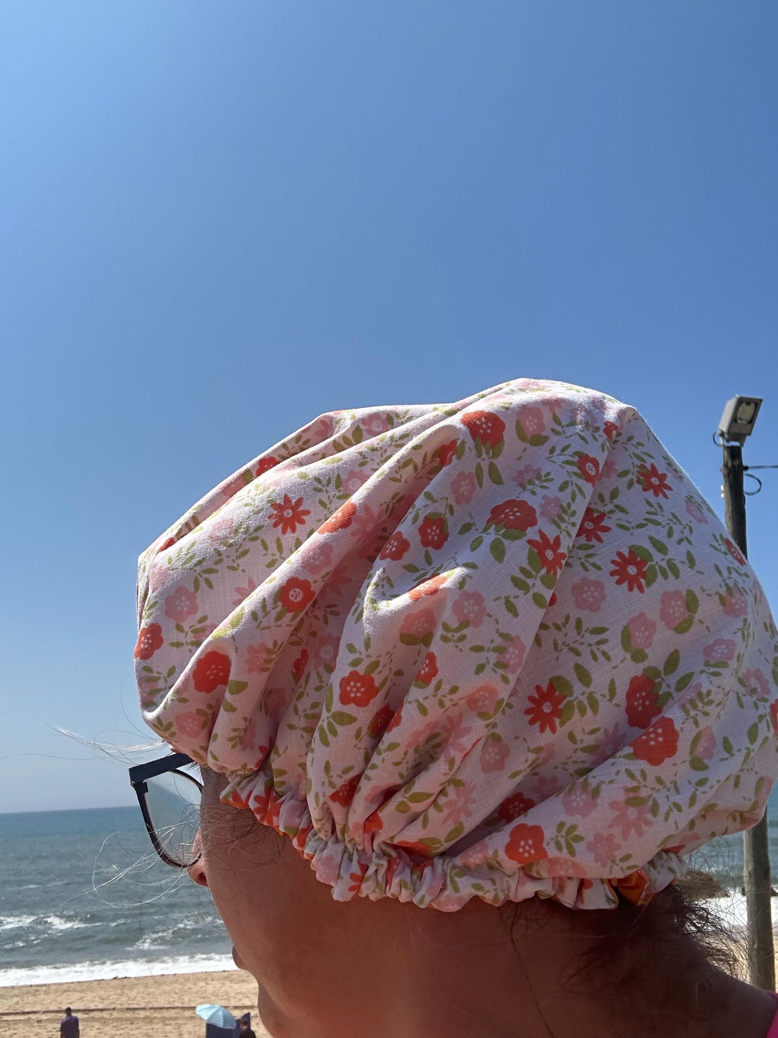 Orange Satin Nightcap:. Pour Modern Girls and Women-antifrizz, Handmade ...