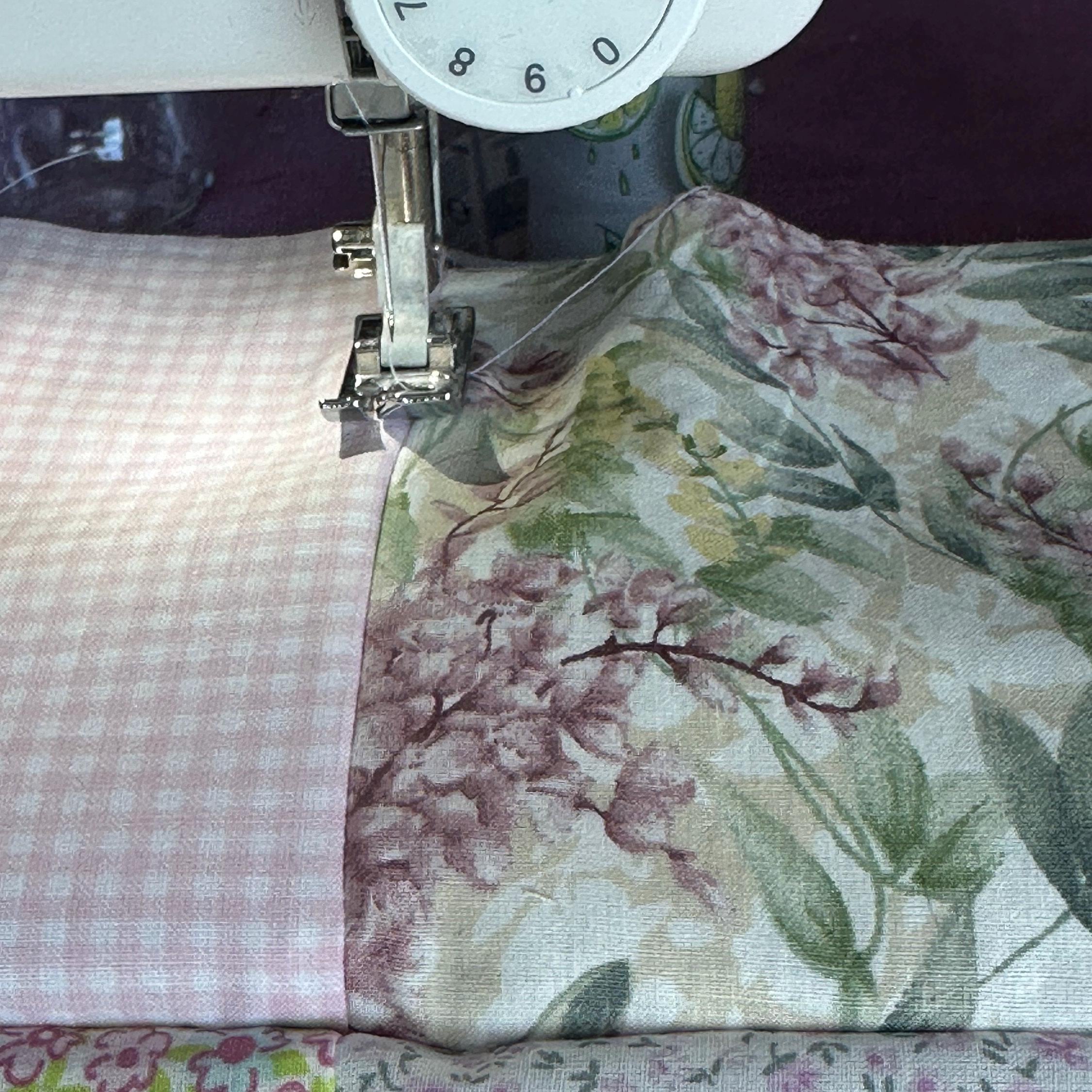 Patchwork Silk Bonnet Vintage Nature Lover- Feita a Mão- Prenda ...