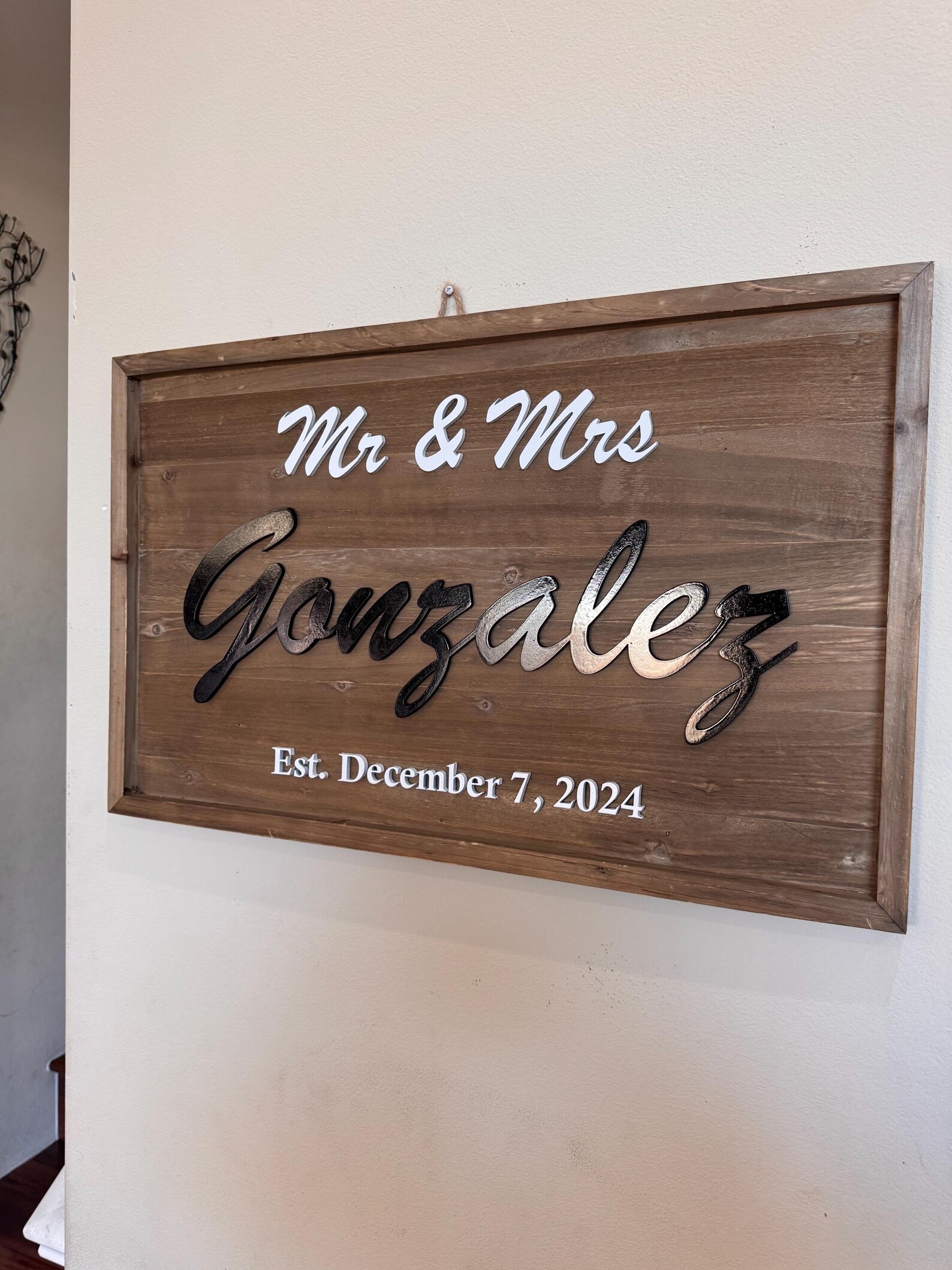 Large Wooden Wedding Sign - Etsy