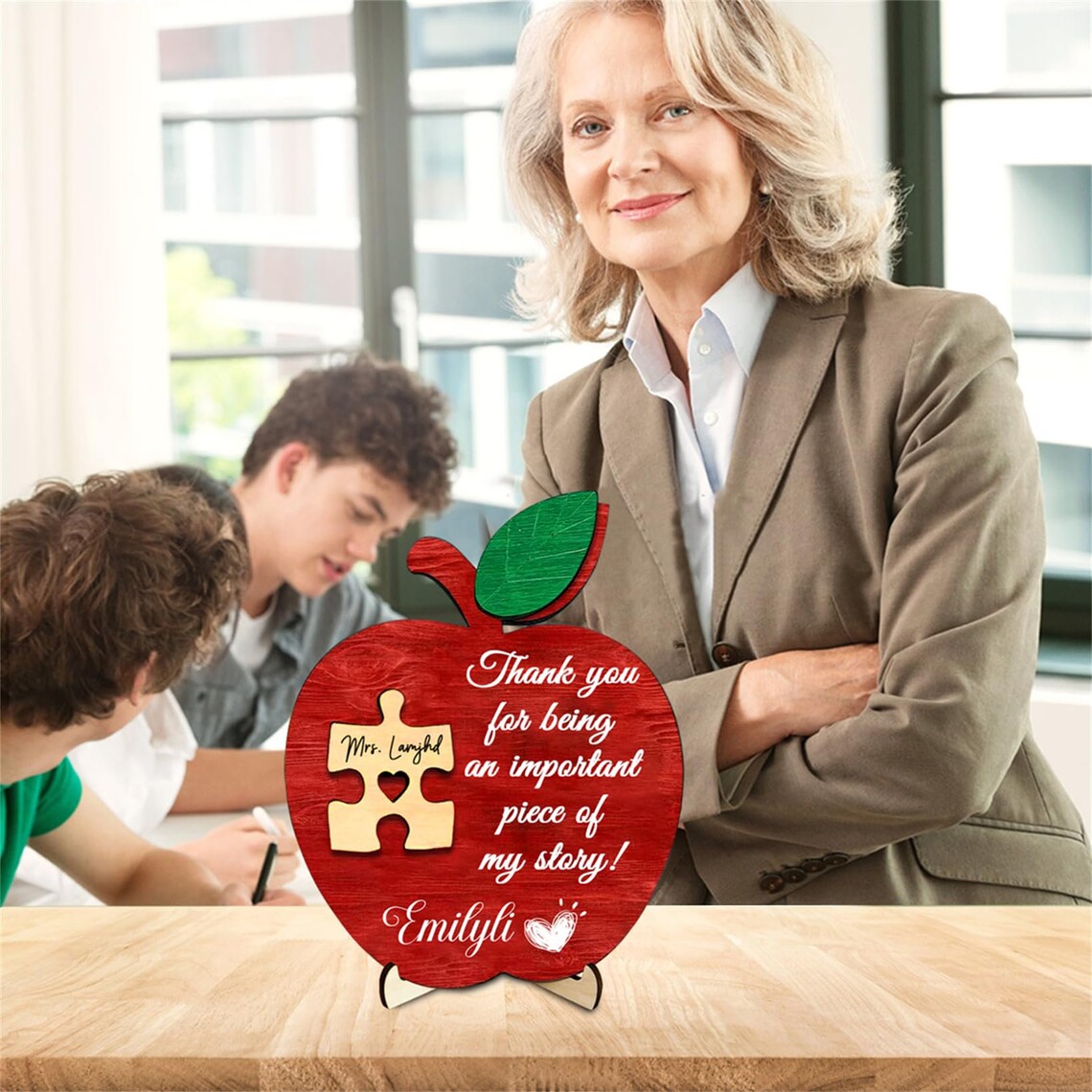 Apple Teacher Gift Svg Laser Cut, Teacher Appreciation, Back to School ...
