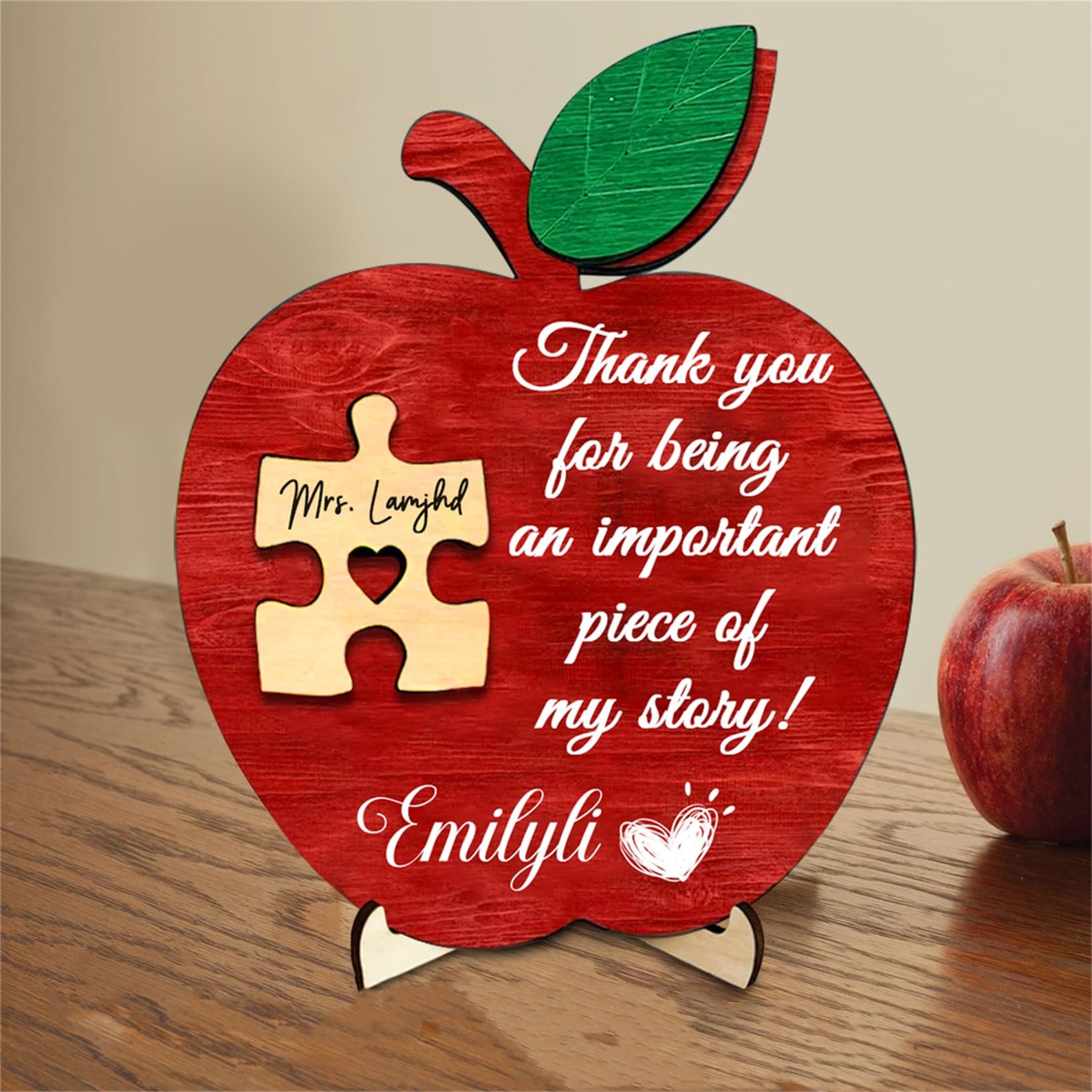 Apple Teacher Gift Svg Laser Cut, Teacher Appreciation, Back to School ...