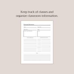 Teacher Productivity Planner Printable | 30-page Instant Download ...