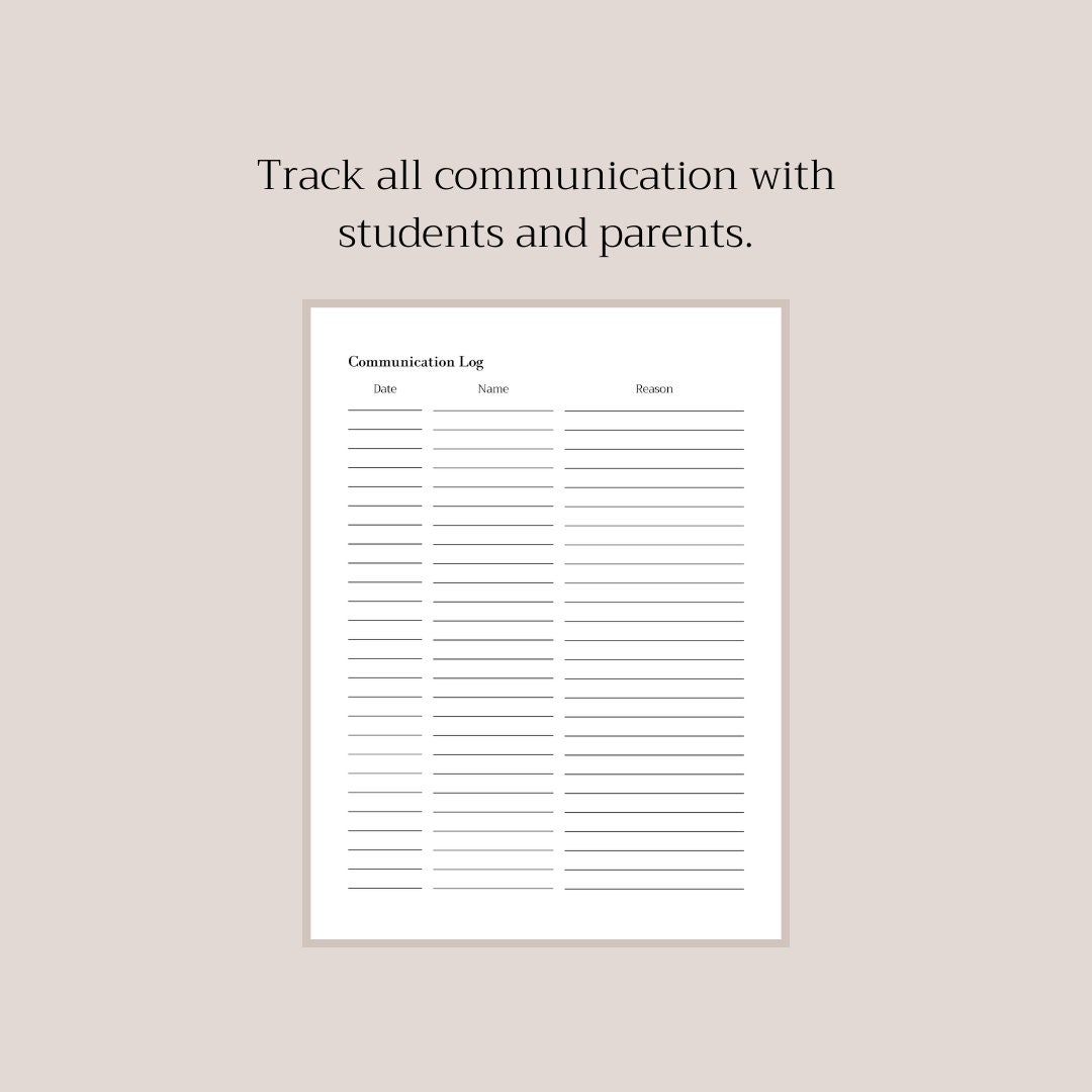 Teacher Productivity Planner Printable | 30-page Instant Download ...