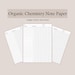 Hexagonal Note Paper | Organic Chemistry Note Paper | 1-page Instant ...