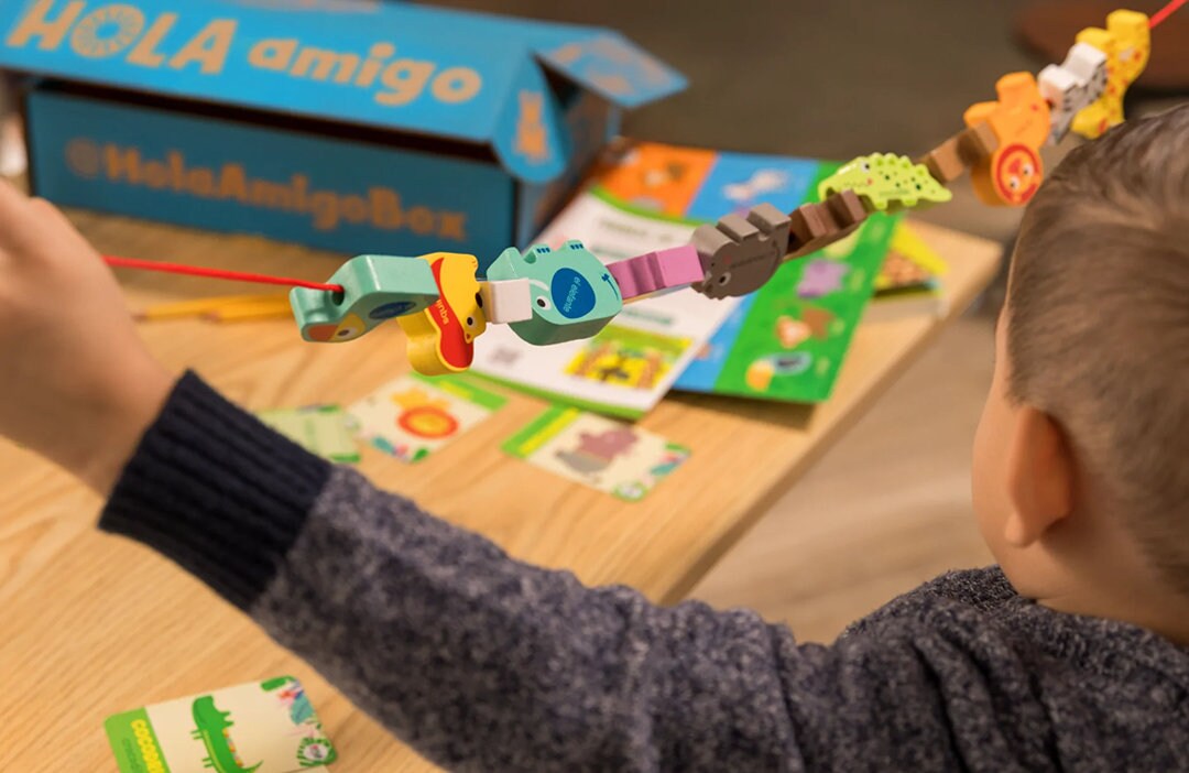 Bilingual Safari Lacing Animals - Etsy