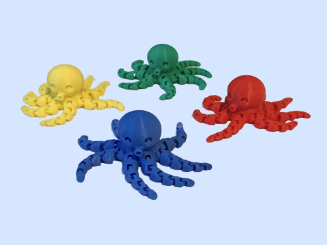 Articulating Octopus Fidget - Etsy