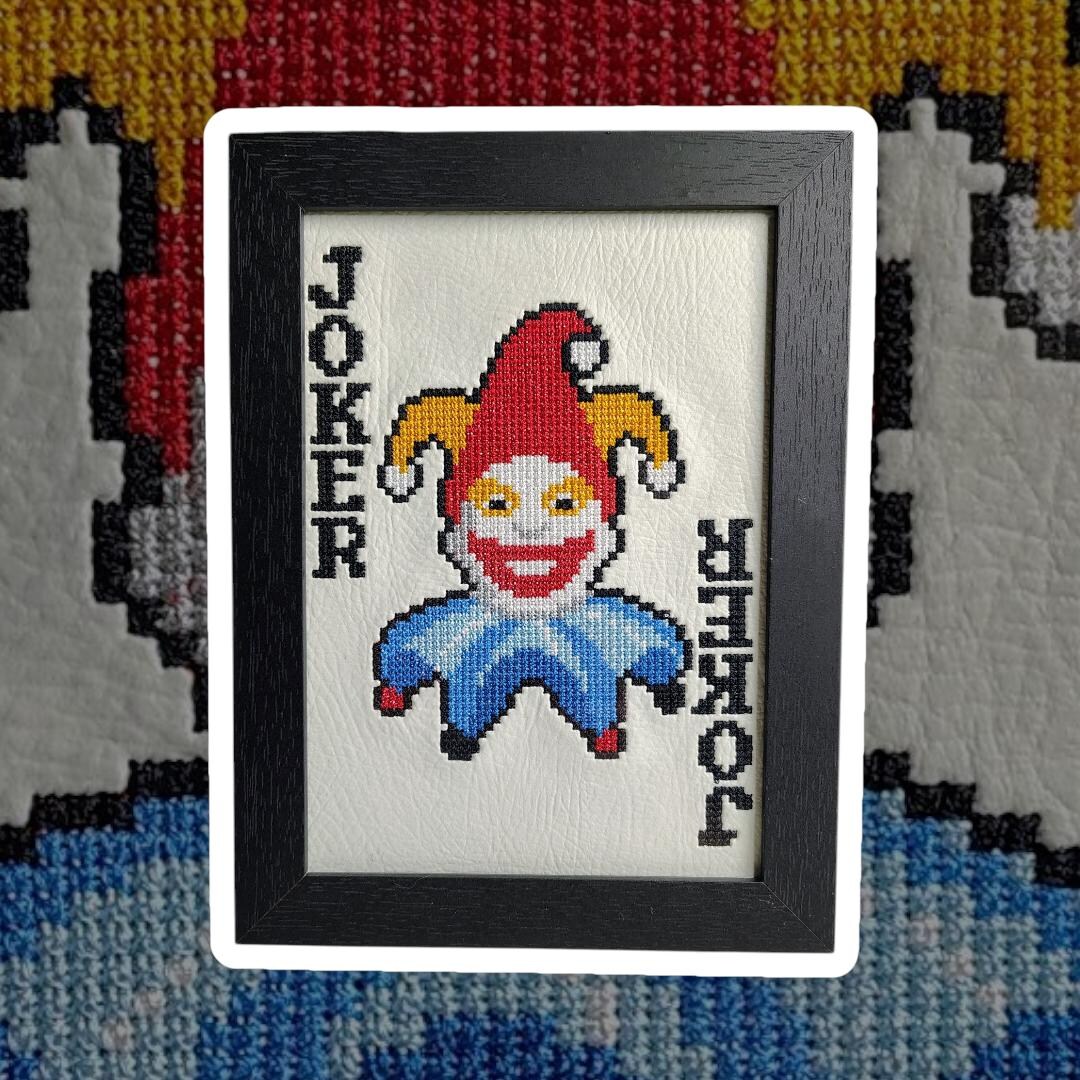 Balatro Embroidered Frame – Pixel Art Anime Inspired - Etsy