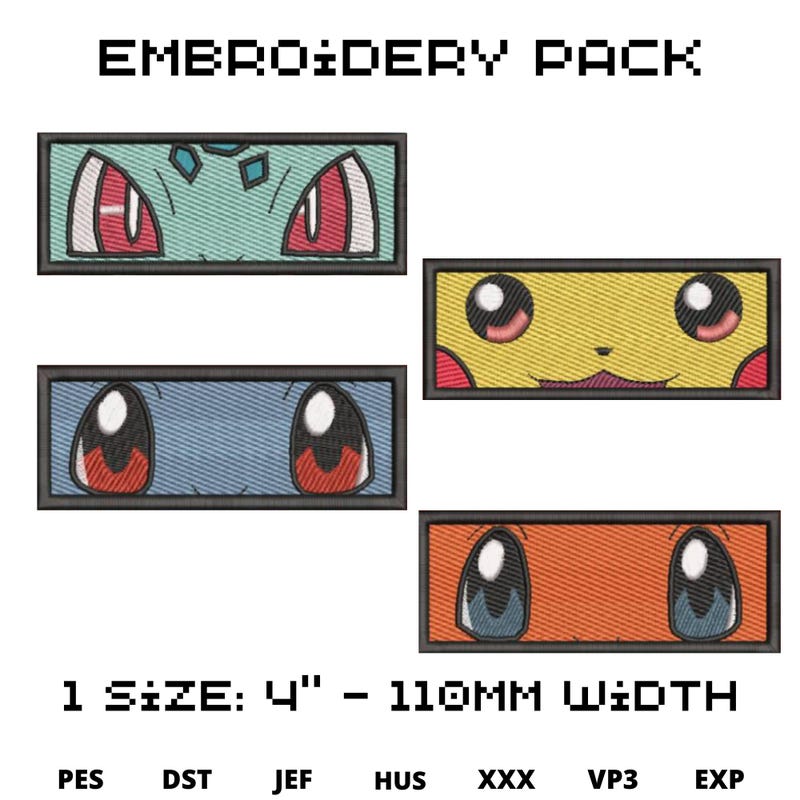 Anime Embroidery - Etsy