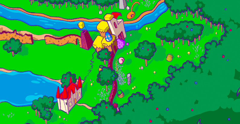 Tomba Map Poster | Retro PSX Game Art | Tombi Video Game Playstation ...