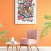 Ice Cream Factory Illustration Poster - Etsy