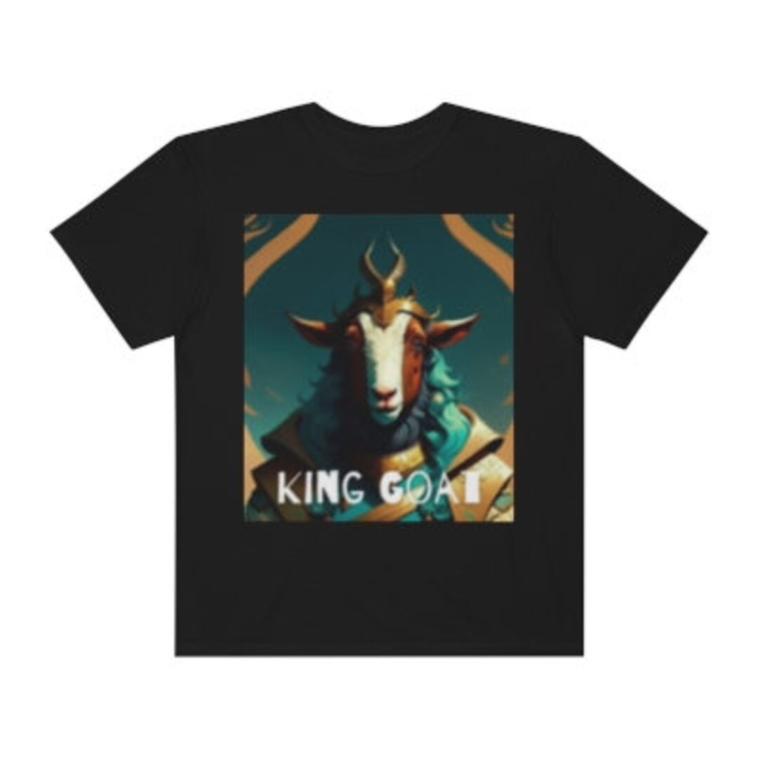King Goat Tee Shirt - Etsy