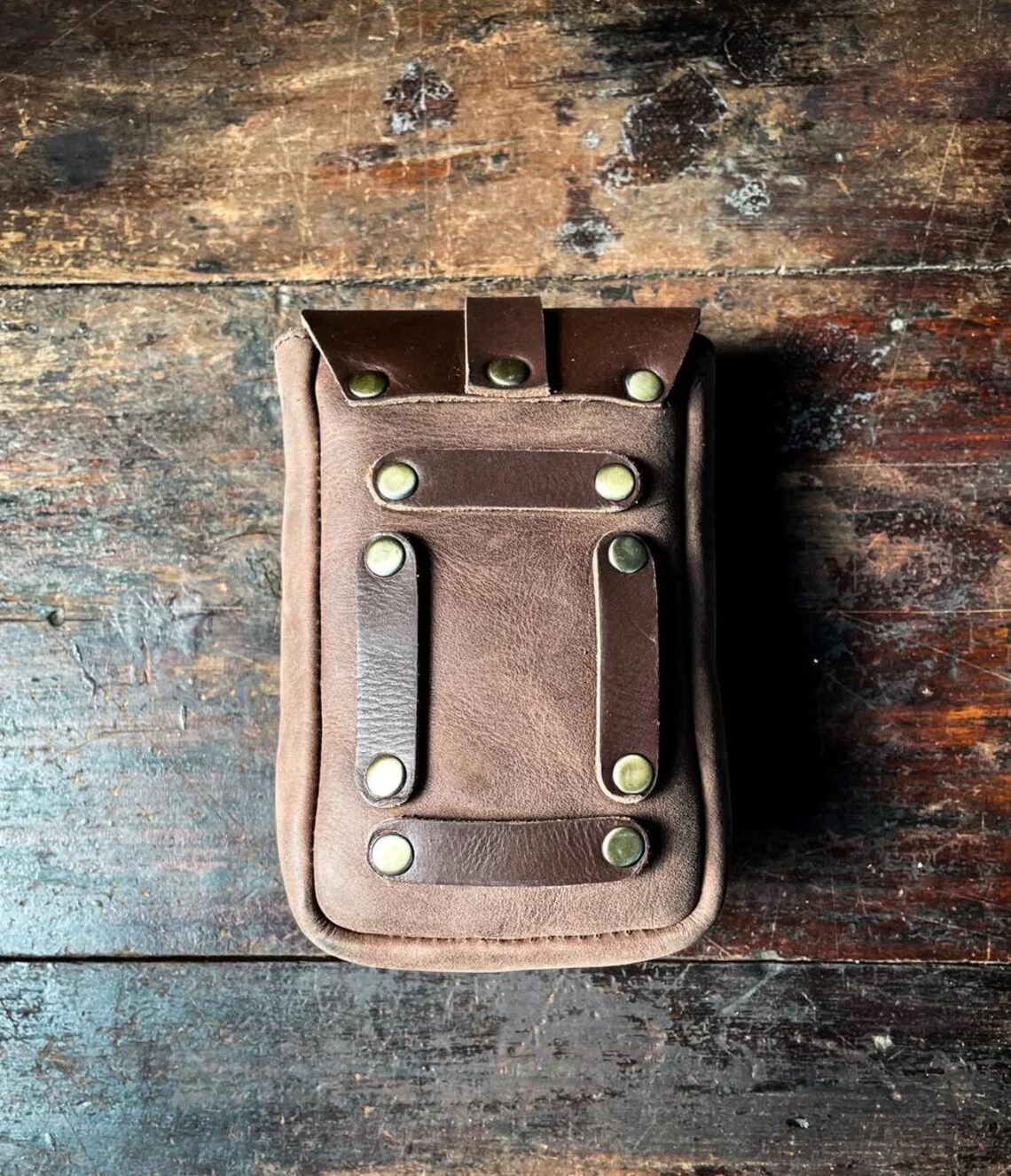 Royal Enfield Hunter 350 Handmade Leather Tank Strap | Custom Engraved ...