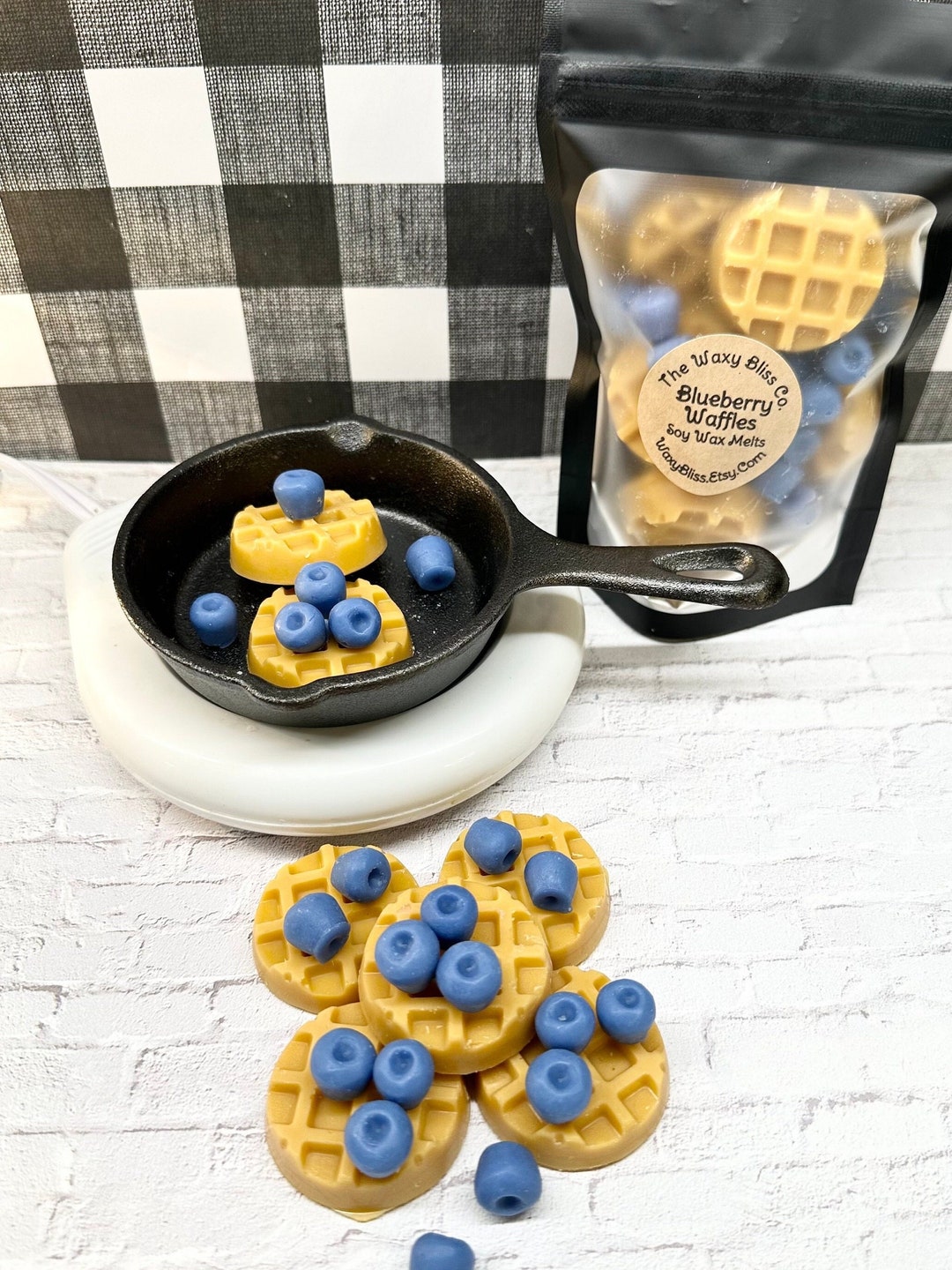 Blueberry Waffles Wax Melts. Tin or Bag. Highly Scented Soy Wax. - Etsy