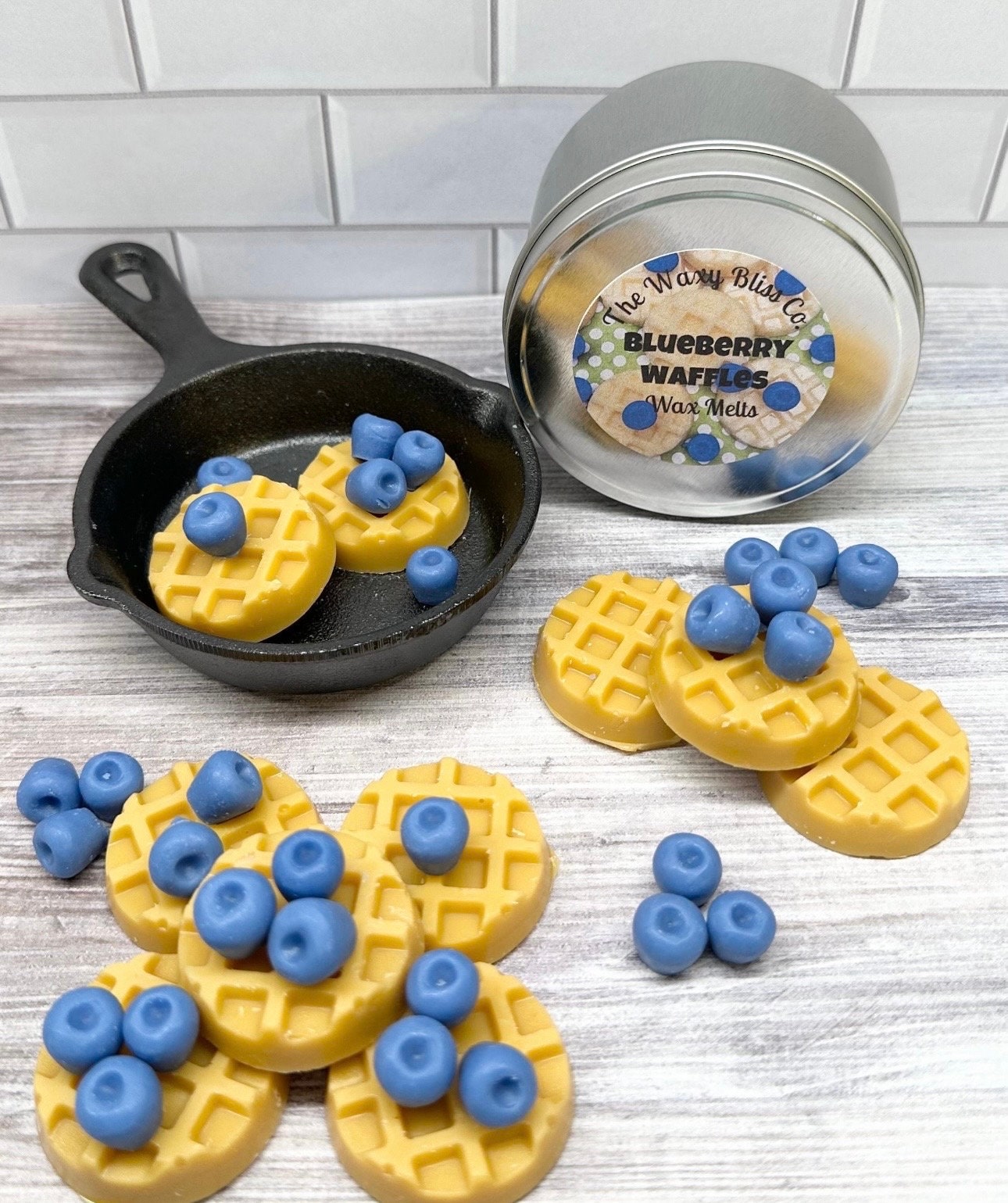 Blueberry Waffles Wax Melts. Tin or Bag. Highly Scented Soy Wax. - Etsy