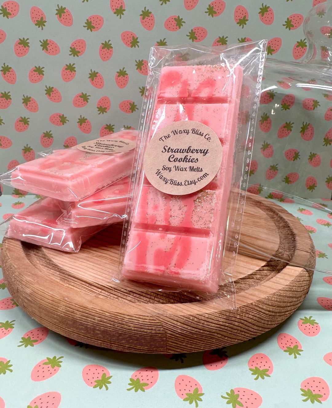 Strawberry Cookies Snap Bar. Highly Scented Soy Wax. - Etsy